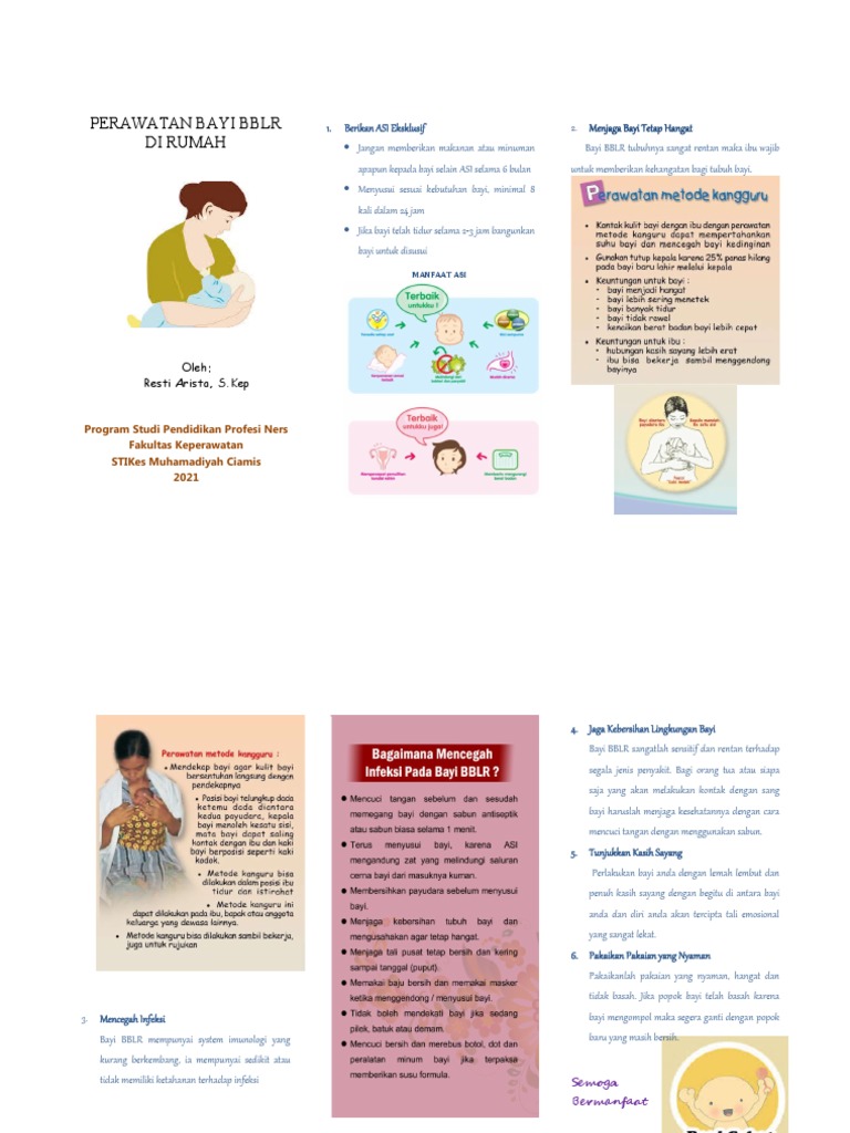 Leaflet-Perawatan-Bayi-BBLR-Minggu-1 (RESTI ARISTA) | PDF