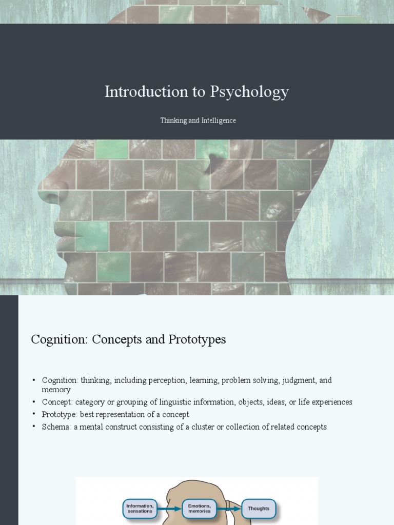 Introduction To Psychology: Thinking and Intelligence | Download Free ...