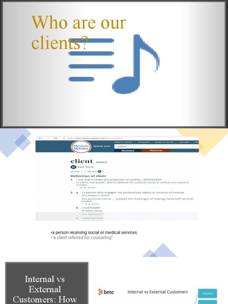 Who Are Our Clients | PDF | Customer | Microeconomics
