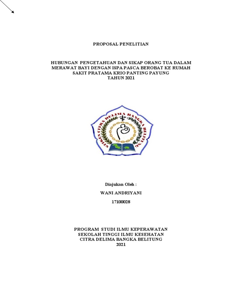 Proposal Penelitian Wani | PDF