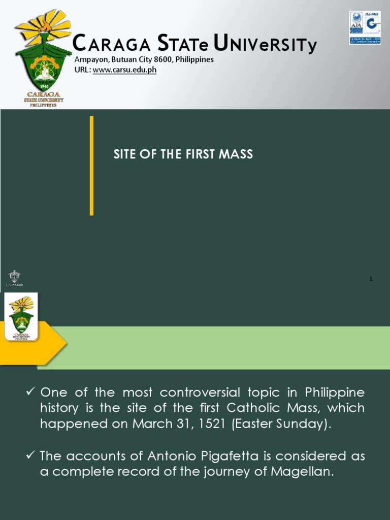 The Site of The First Mass | PDF
