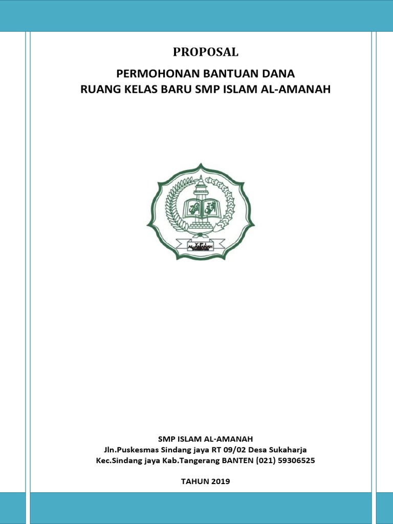 Proposal Dana Ruang Kelas Baru | PDF