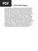 Shameless Monologue PDF | PDF