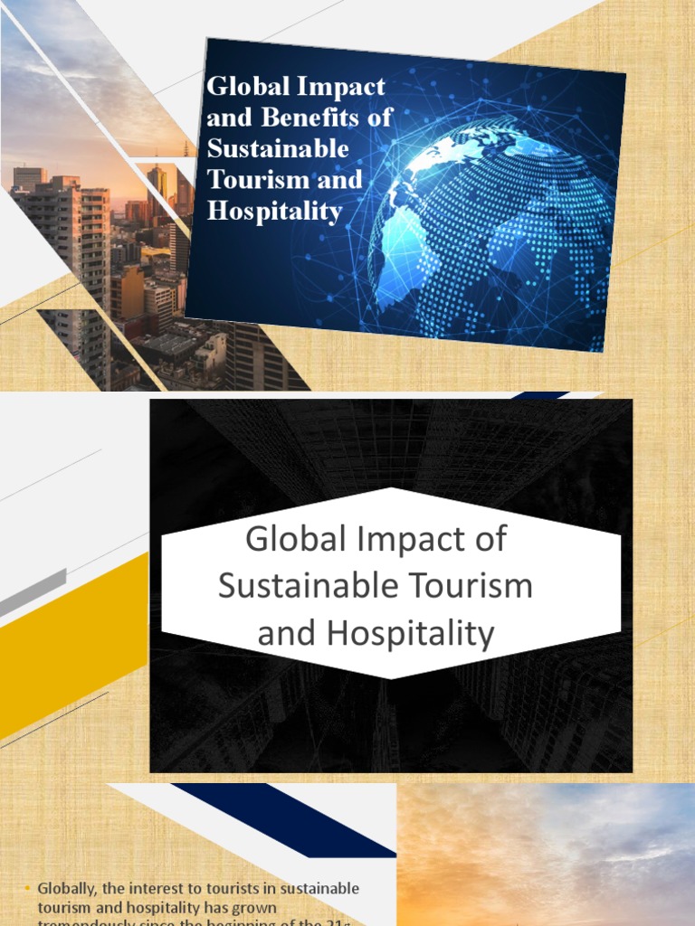 Global Impact and Benefits of Sustainable Tourism and | PDF | Tourism ...
