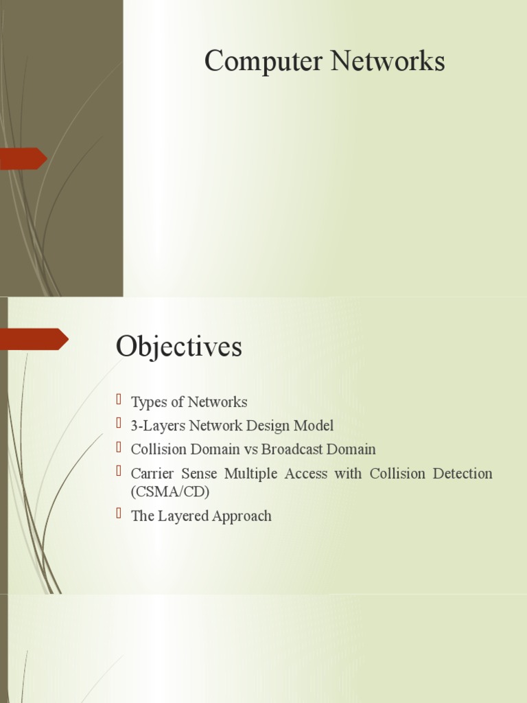 Lecture 2 CN Network Types, Layered Approach | PDF | Computer Network ...