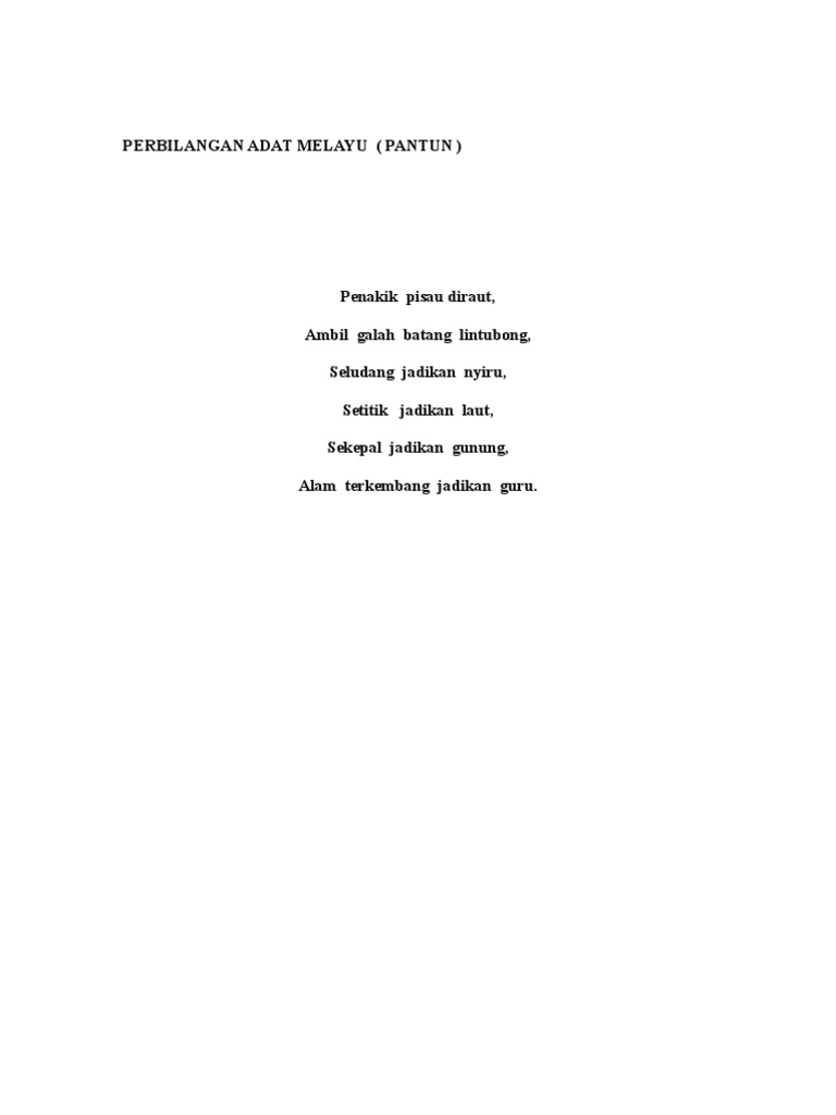 Pantun | PDF