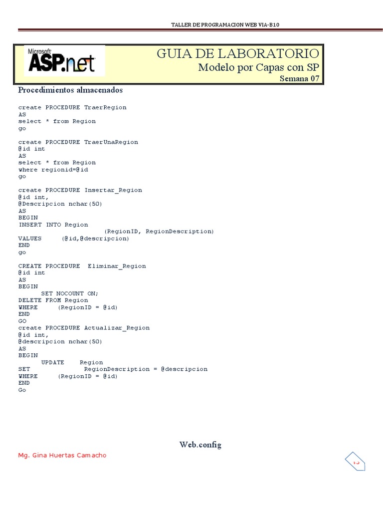 GUIA Region Modelo Capas SP | PDF | Software Development | Object ...