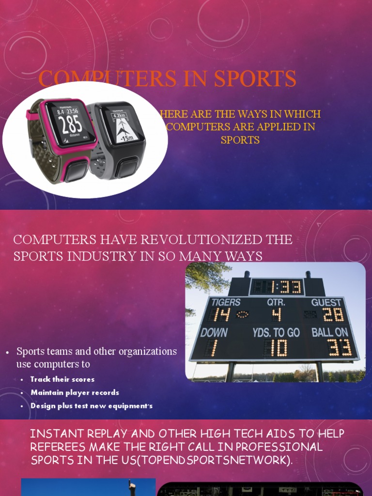 Computers in Sports | PDF | Sports | Video Games