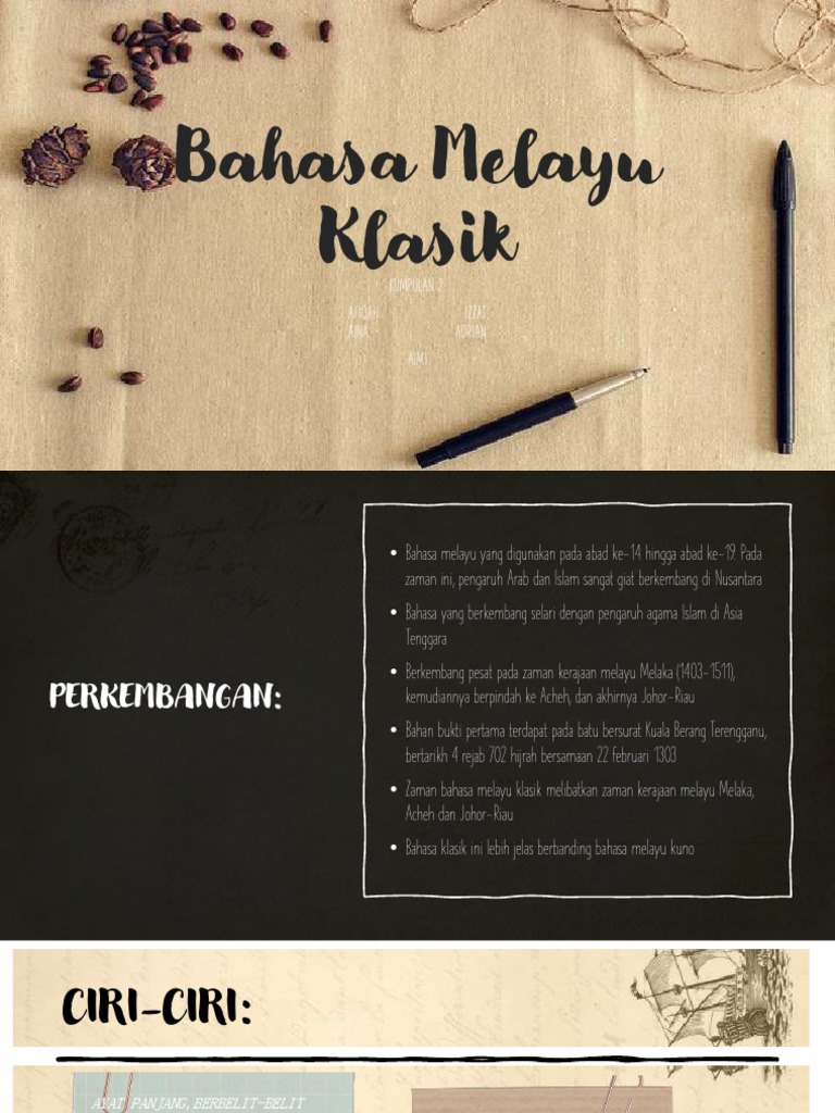 The Development and Characteristics of Classical Malay Language | PDF