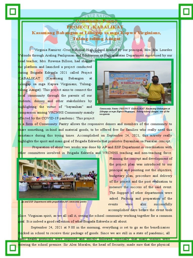 Community Pantry Narrative | PDF