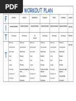 Sample Fitt Plan | PDF