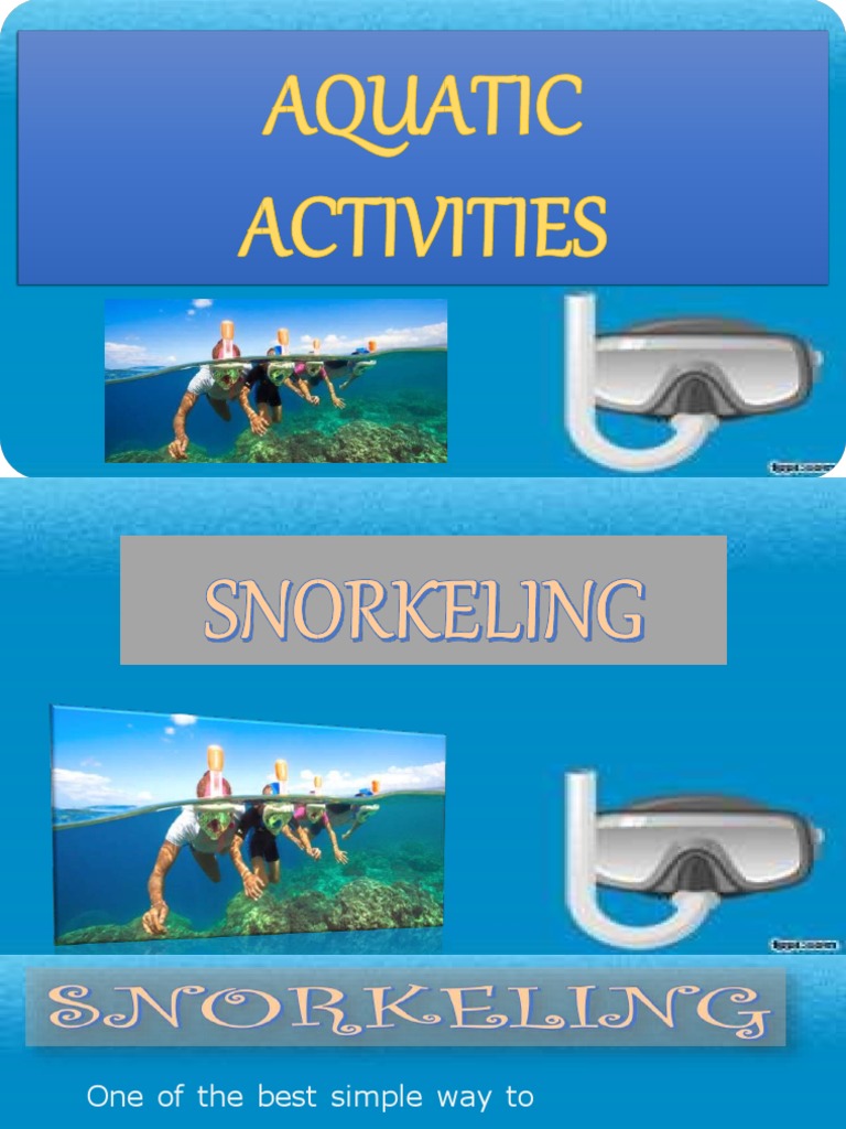 Snorkeling | PDF | Snorkeling | Outdoor Recreation