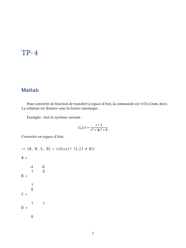 Matlab tp4 | PDF | Physique théorique | Algorithmes