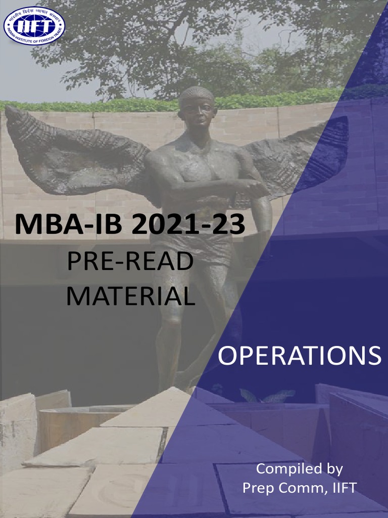 Pre-Read Operations | PDF | Logistics | Six Sigma