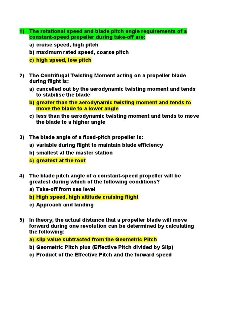 Mod 17 Paper 8 S A Pdf Propeller Mechanical Engineering