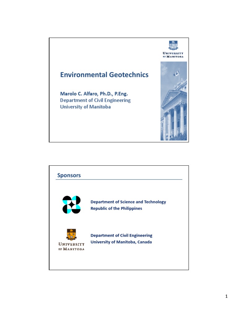 Environmental Geotechnics Overview | PDF | Ion | Environmental Remediation