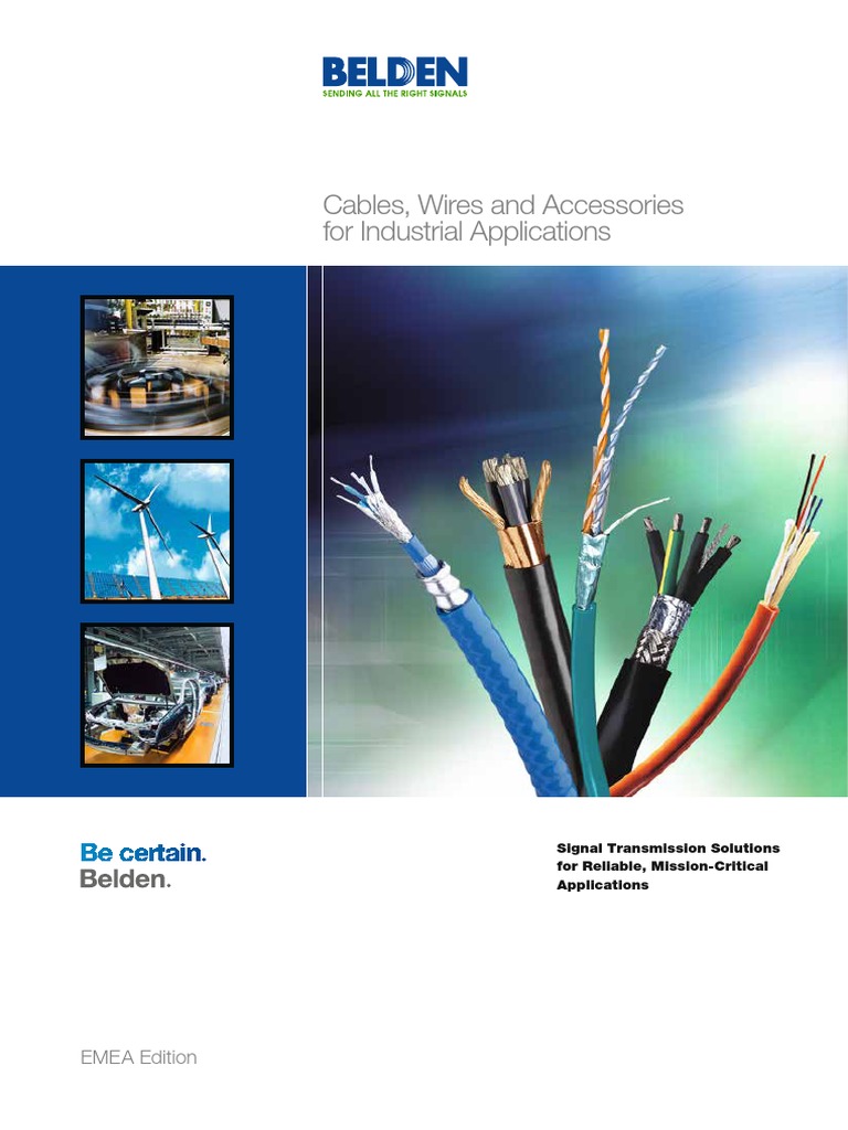 Belden Cables, Wires and Accessories For Industrial Applications - INCA ...