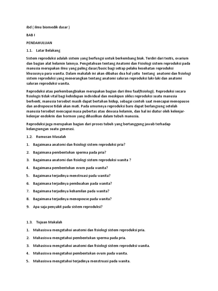 Ilmu Biomedik Dasar | PDF