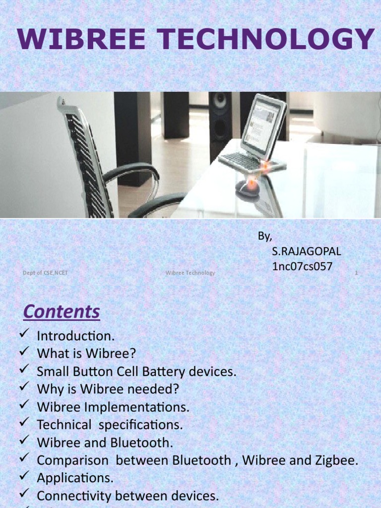 An Introduction to Wibree Technology: A Low-Power Wireless Standard for ...