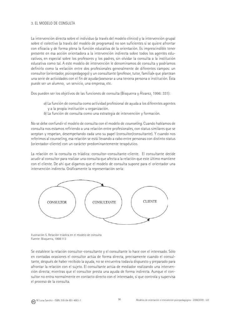 Modelo de Consulta | PDF | Maestros | Evaluación