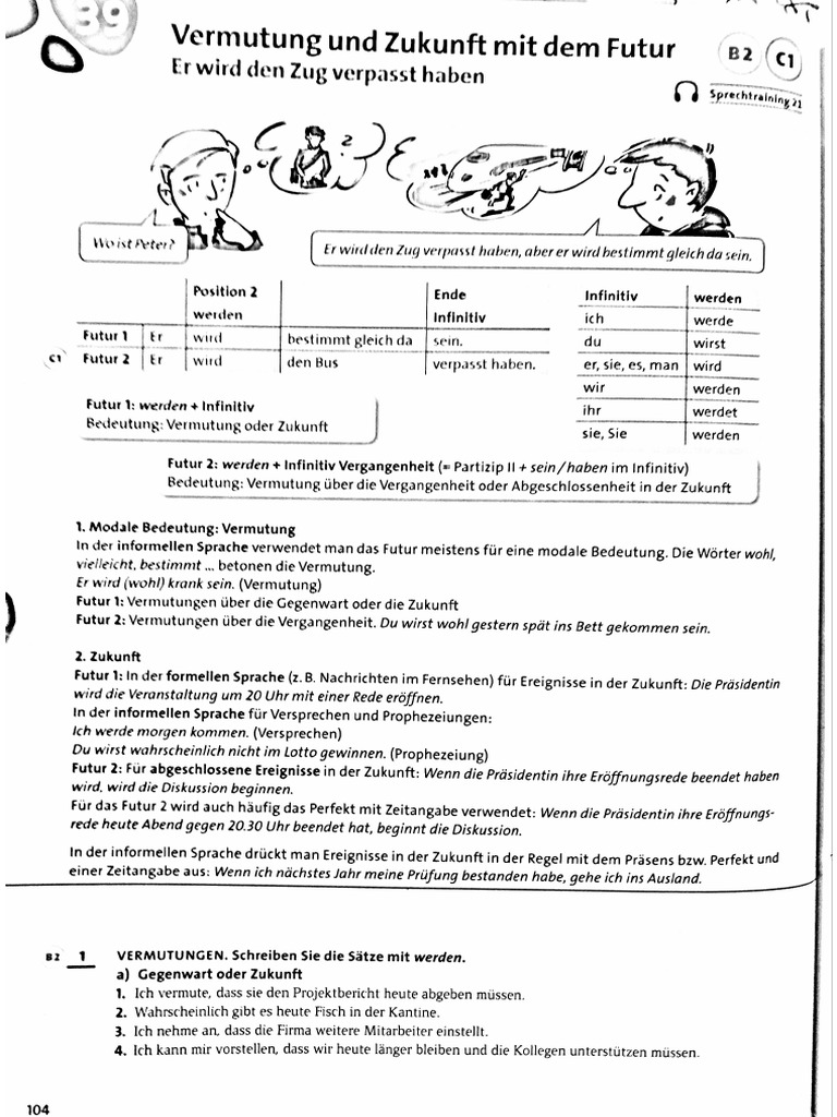 Vermutung Mit Dem Futur | PDF