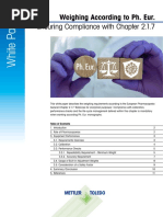 USP General Chapter 1251 | PDF | Weighing Scale | Weight