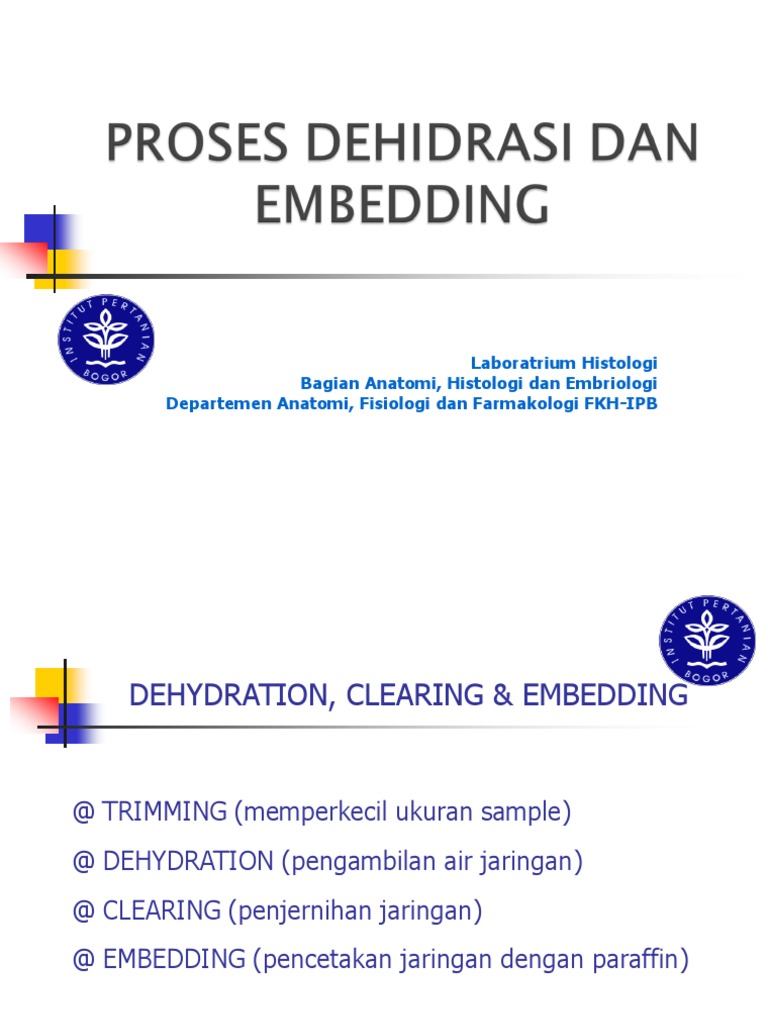 Dehydration, Clearing & Embedding D3 | PDF