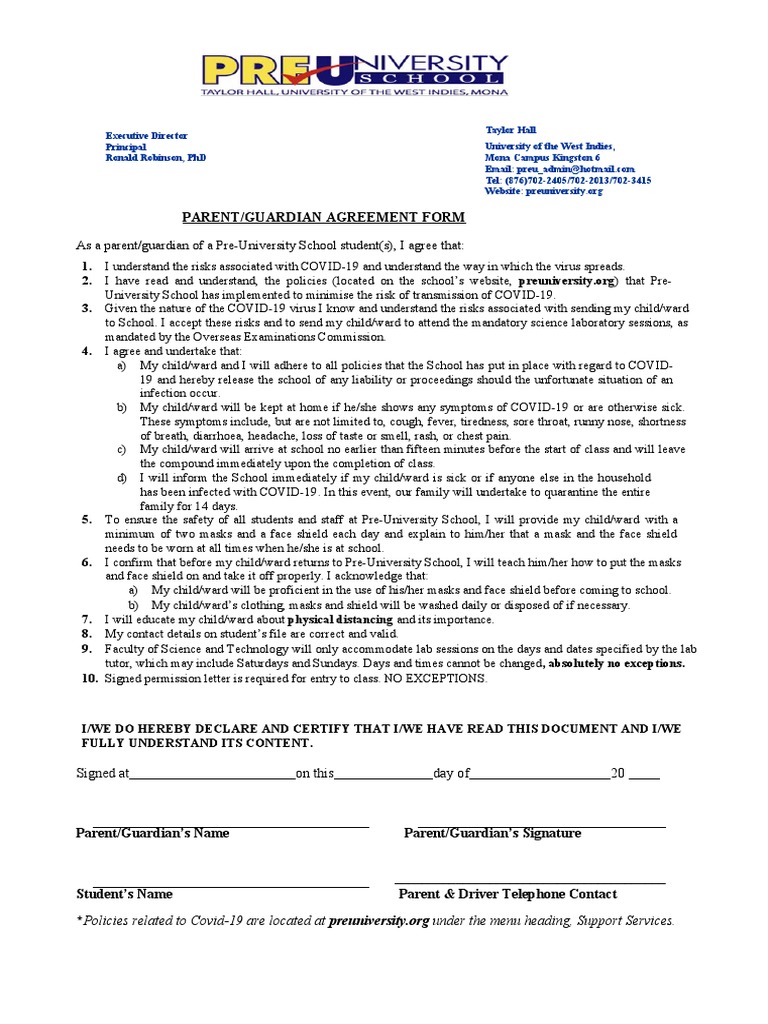 Science Lab Permission Slip | PDF | Public Health | Diseases And Disorders