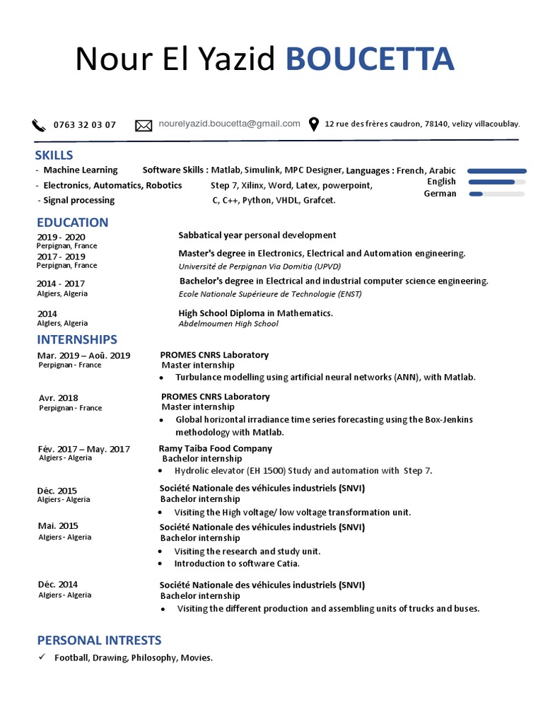 My CV | PDF | Science And Technology | Computing