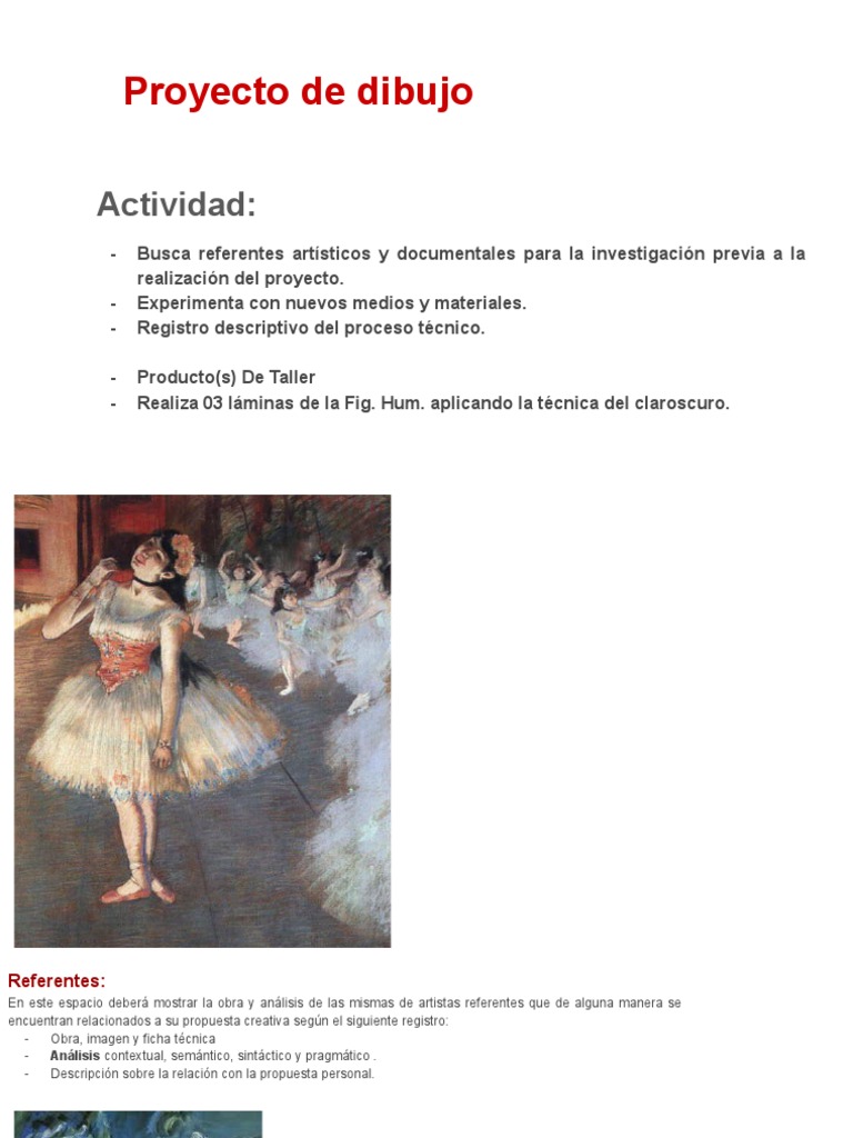 Proyecto de Dibujo | PDF | Dibujo | Pintura al óleo