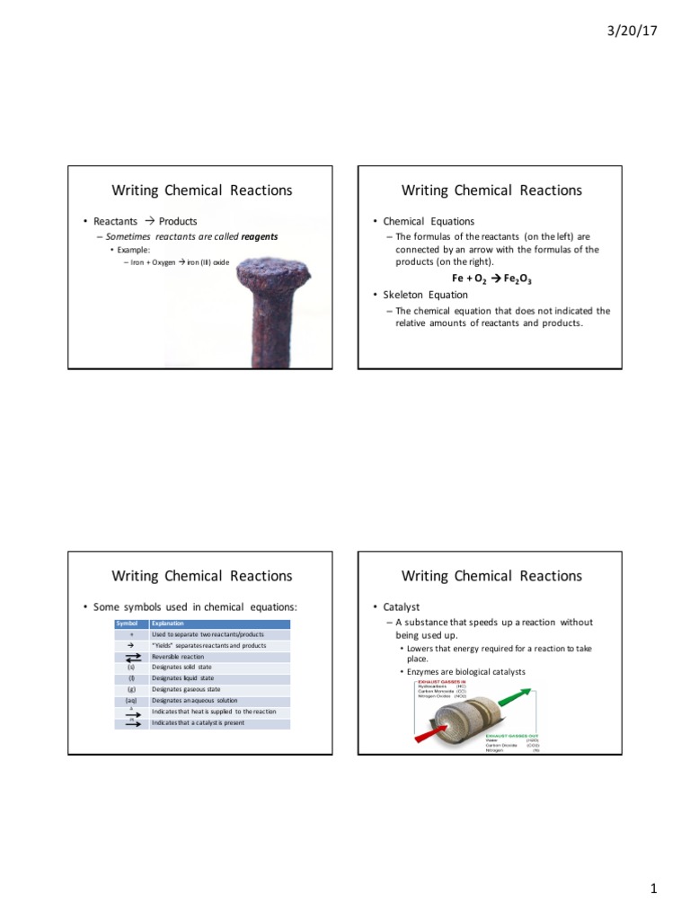 Chapter 9 Chemical Rxns | PDF | Chemical Reactions | Precipitation ...