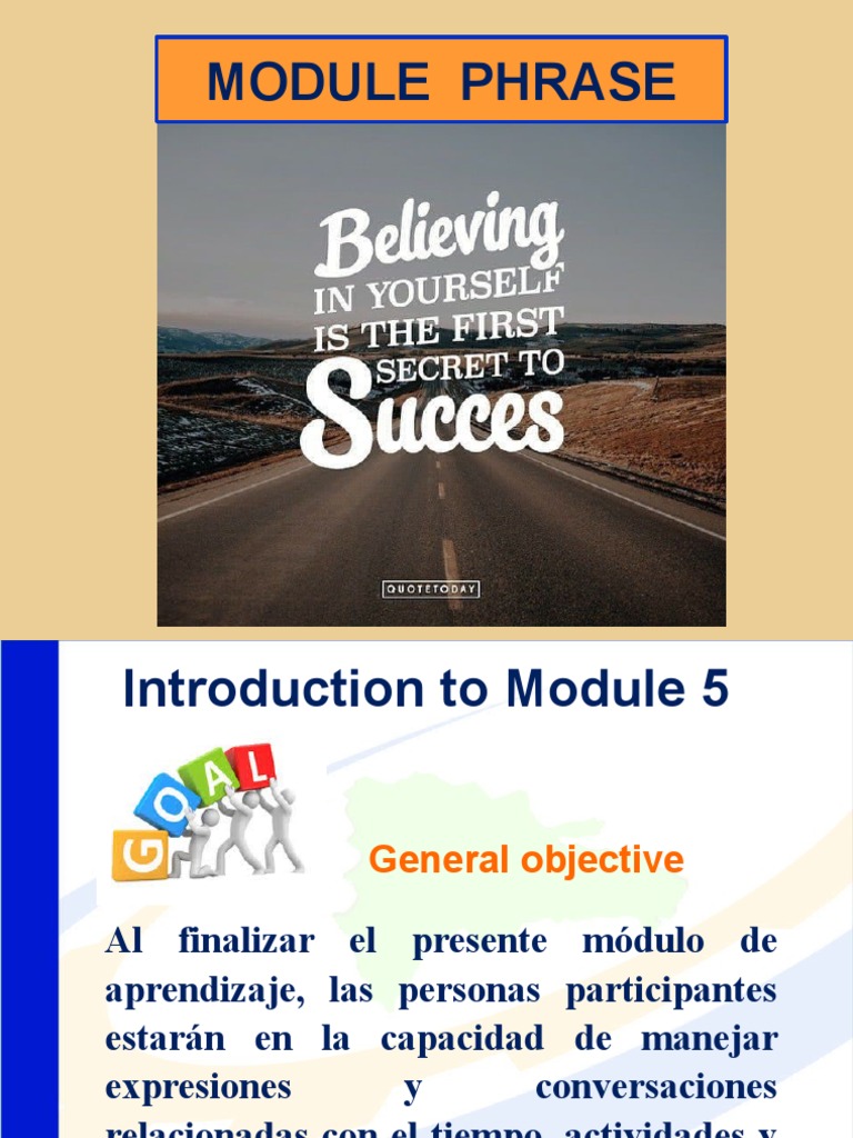 Introduccion Al Modulo 5 | PDF