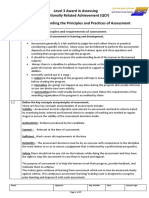 Unit 301 Understanding The Principles and Practices of Assessment | PDF ...