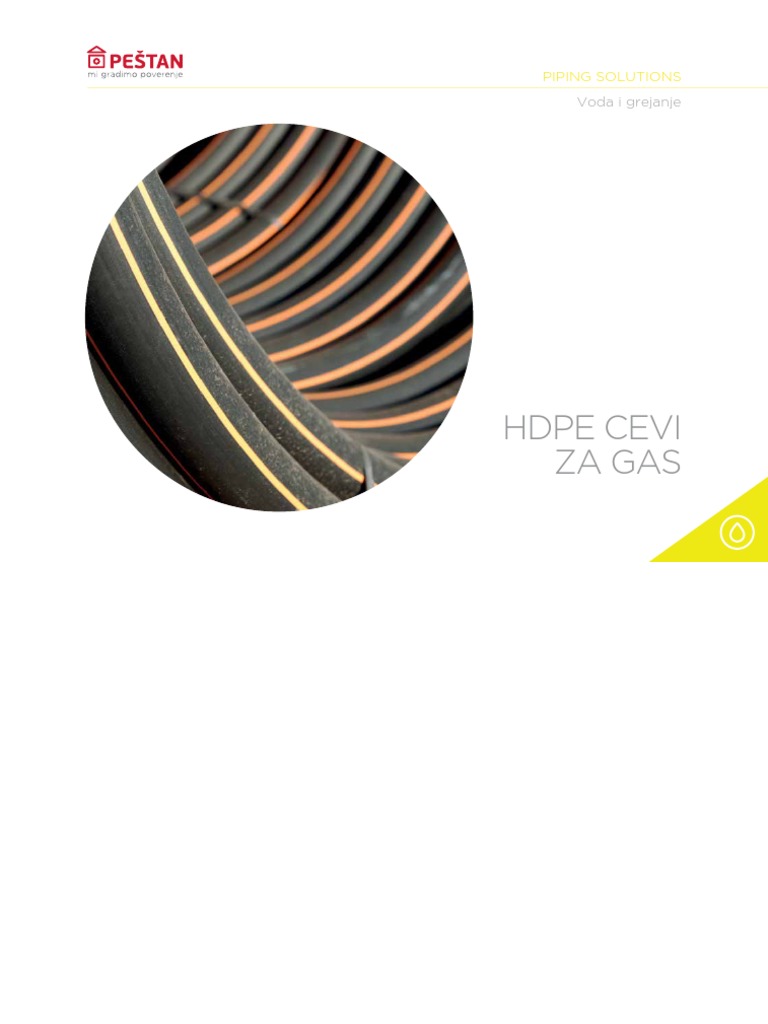 HDPE CEVI ZA GAS Komercijalni Katalog | PDF