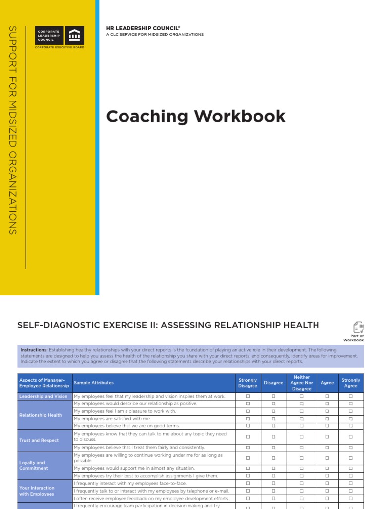 Ceb HR Coaching Workbook | PDF | Leadership | Employment