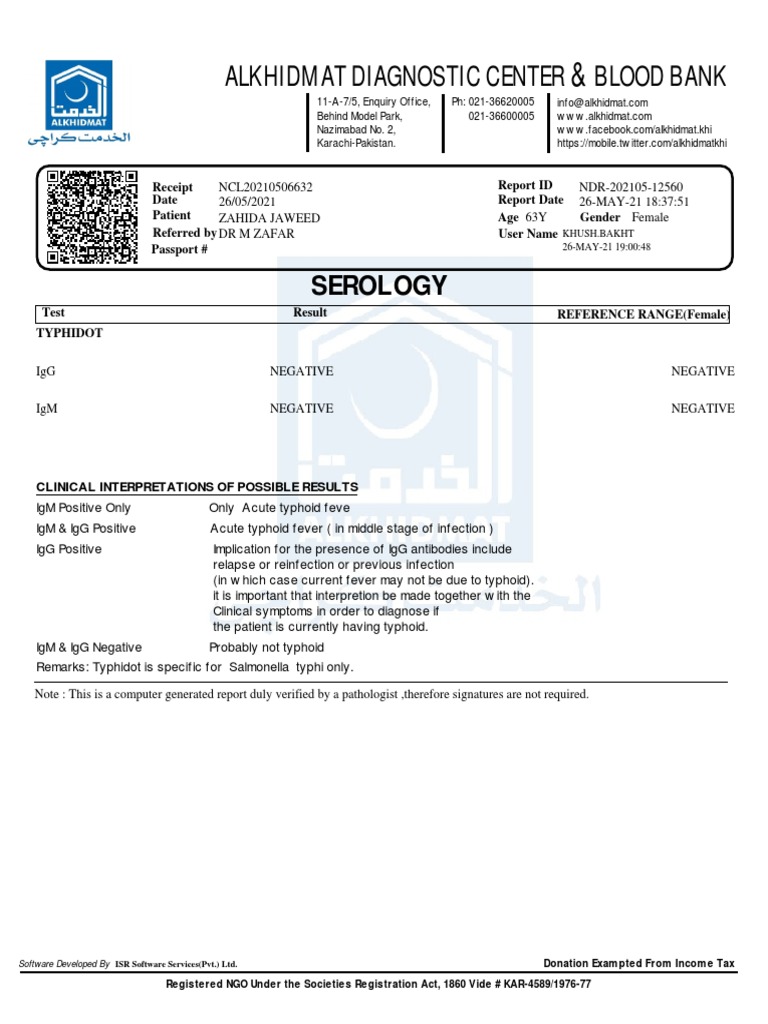 TYPHIDOT IgG - IgM - ICT | PDF | Serology | Health Sciences