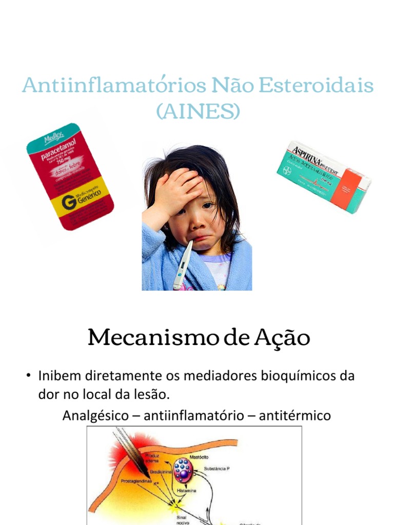 Farmacologia AINES | PDF | Anti-inflamatório não esteroide | Aspirina