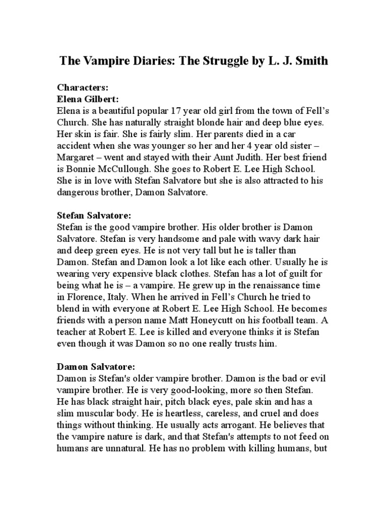 Vampire Diaries | PDF | Damon Salvatore | Television Episodes