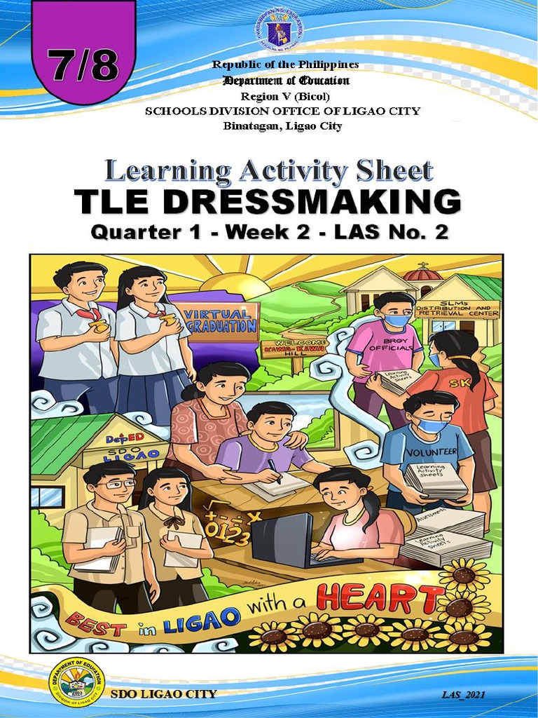 TLE LAS 7 8 Dressmaking Q1W2L2 | PDF | Sewing Machine | Mechanical ...