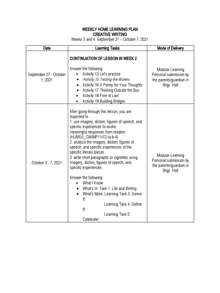 Diona Poetry and Family Writing Guide | PDF | Poetry | Senses