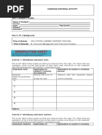 Ateneo de Zamboanga University: Reflection/Insight Paper - Cerae Format ...