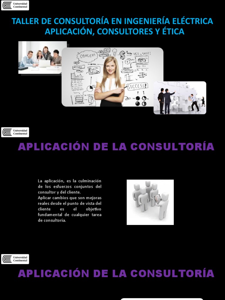 Clase 03 - Aplicación, Consultores y Ética | PDF | Consultor | Ética ...