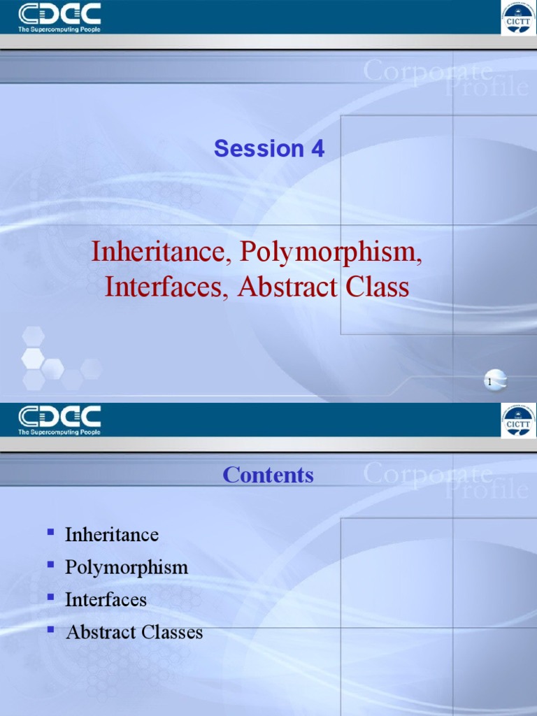 Session 4 Csharp Inheritance Polymorphism Interfaces Abstractclass
