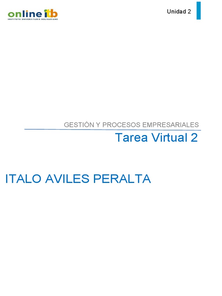 Tarea Virtual 2 | PDF