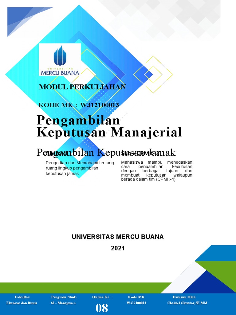 Modul Online 8 PKM (New Template UMB 2021) | PDF