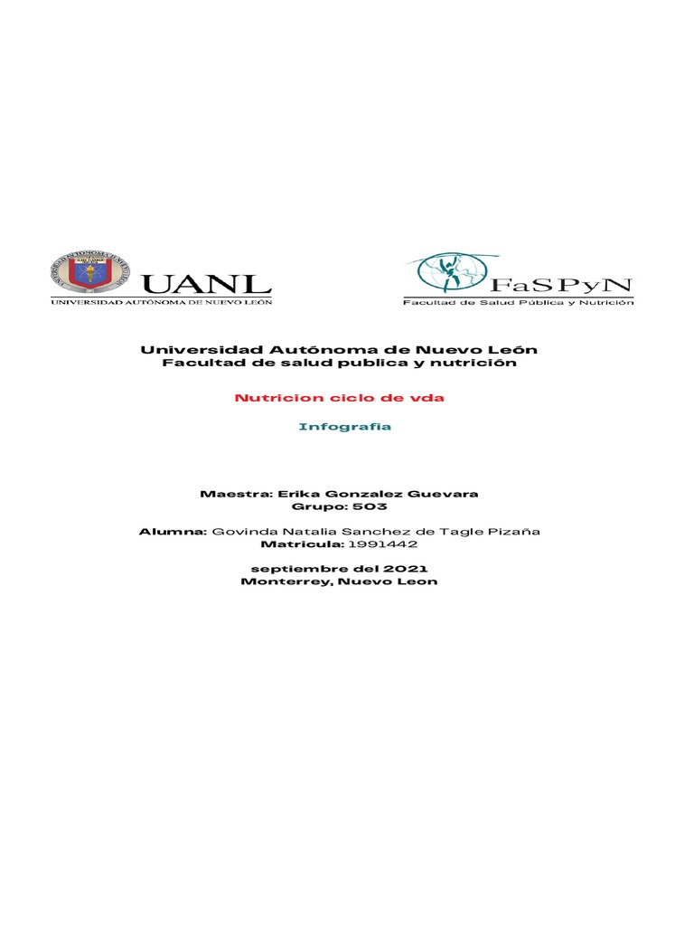 Ev1.2 Infografia | PDF | Leche | El embarazo