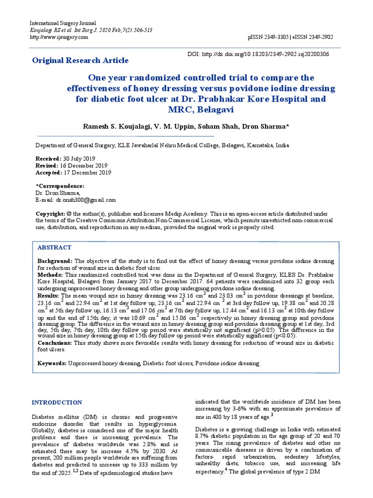 Apraising Evidance | PDF | Wound | Antimicrobial Resistance