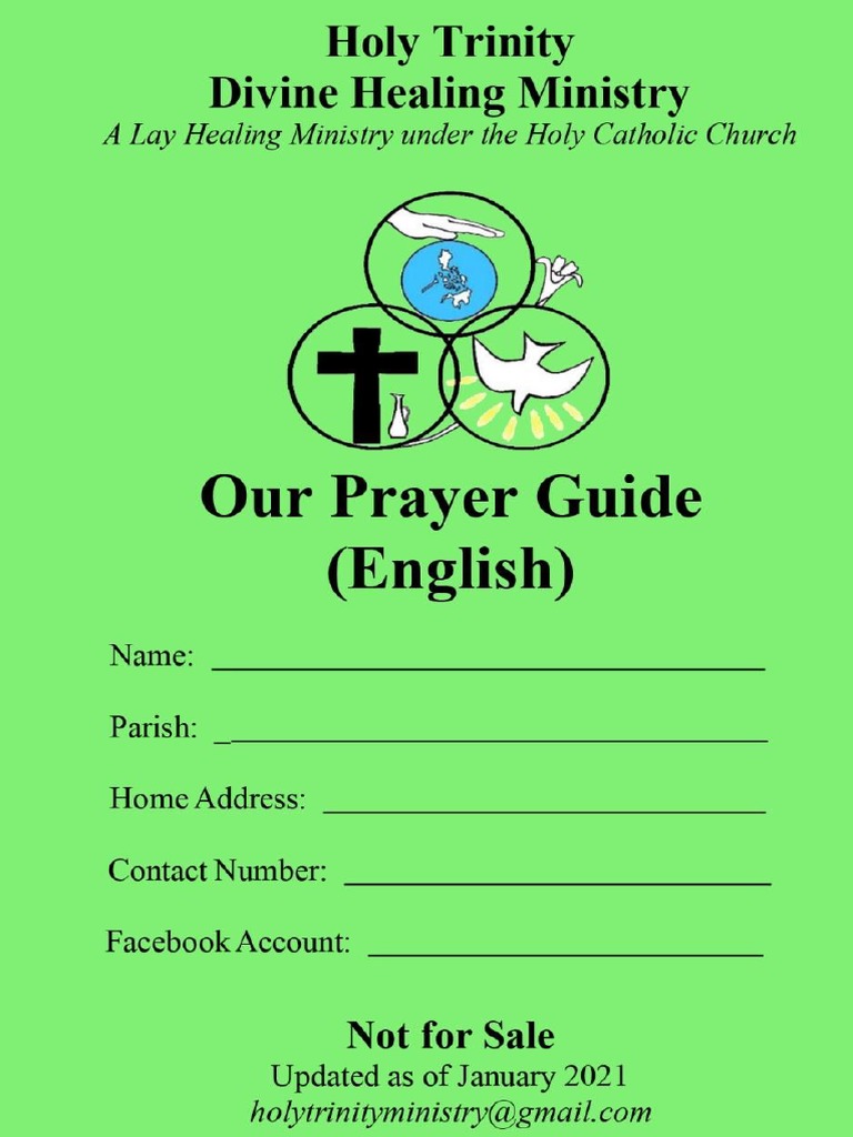 English Prayer Guide Booklet | PDF | Eucharist | Confession (Religion)