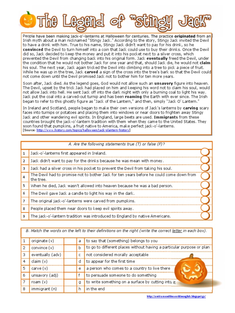 Halloween's Jack-O'-Lantern Origins | PDF | Folklore