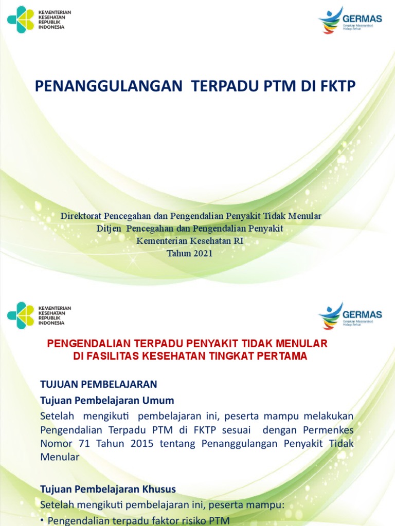 Penanggulangan PTM Pandu+Studi Kasus Charta | PDF